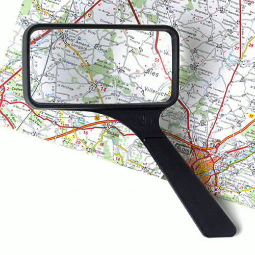 UltraOptix Rectangular Magnifier 2" x 4" | Low Vision Aids